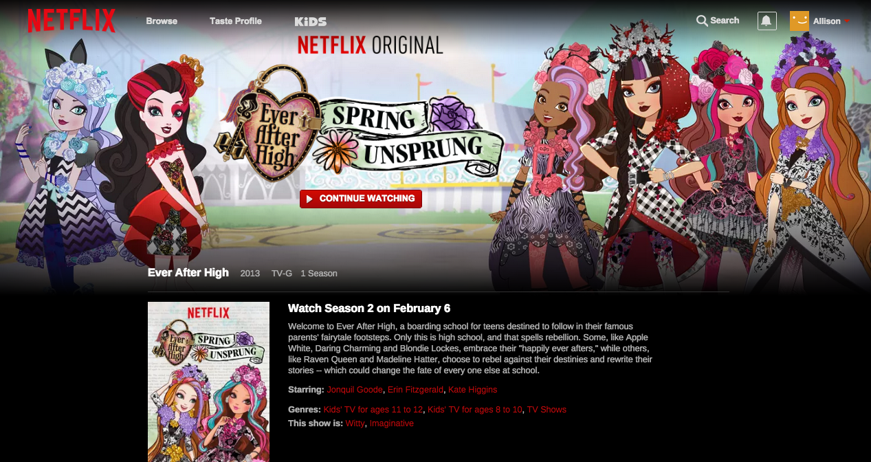 Especial: Spring Usprung, disponível no Netflix