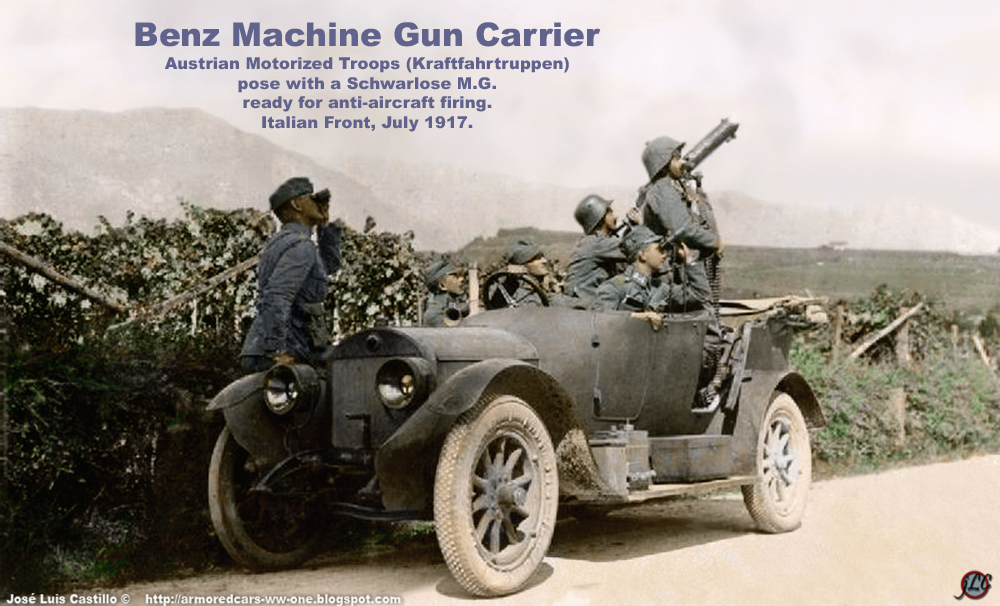 Armored Cars in the WWI: Austro-Hungarian Laurin & Klement Machine Gun ...