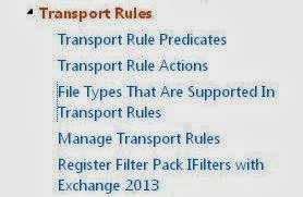 Exchange Anywhere: Exchange Server 2013 Transport Rules an Overview