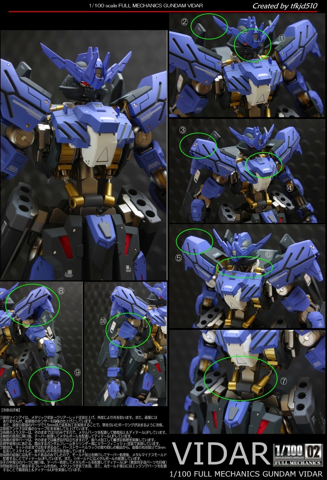 Custom Build: Full Mechanics 1/100 Gundam Vidar [Detailed] - Gundam ...