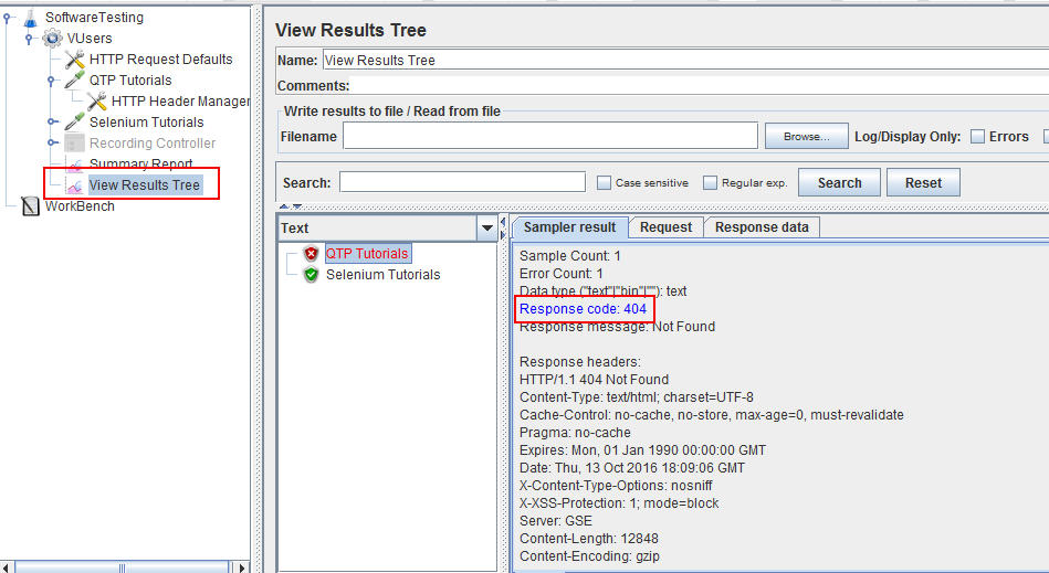 Apache Jmeter Web Test Plan