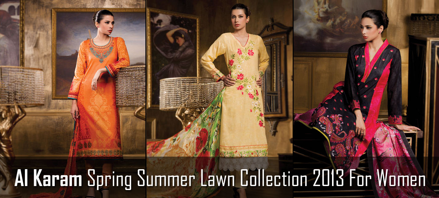 Al Karam Spring Summer Lawn Collection 2013 For Women - Style Hunt World