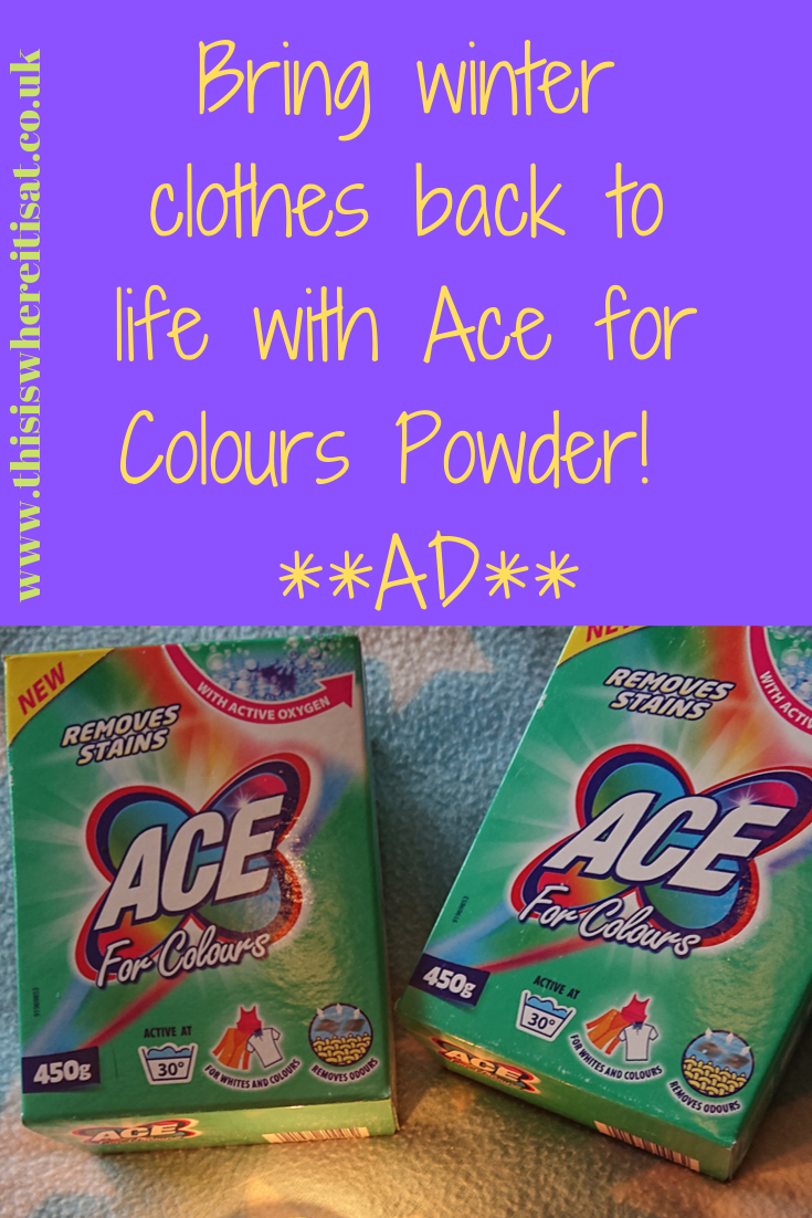 Bring winter clothes back to life with Ace for Colours Powder! **AD ...