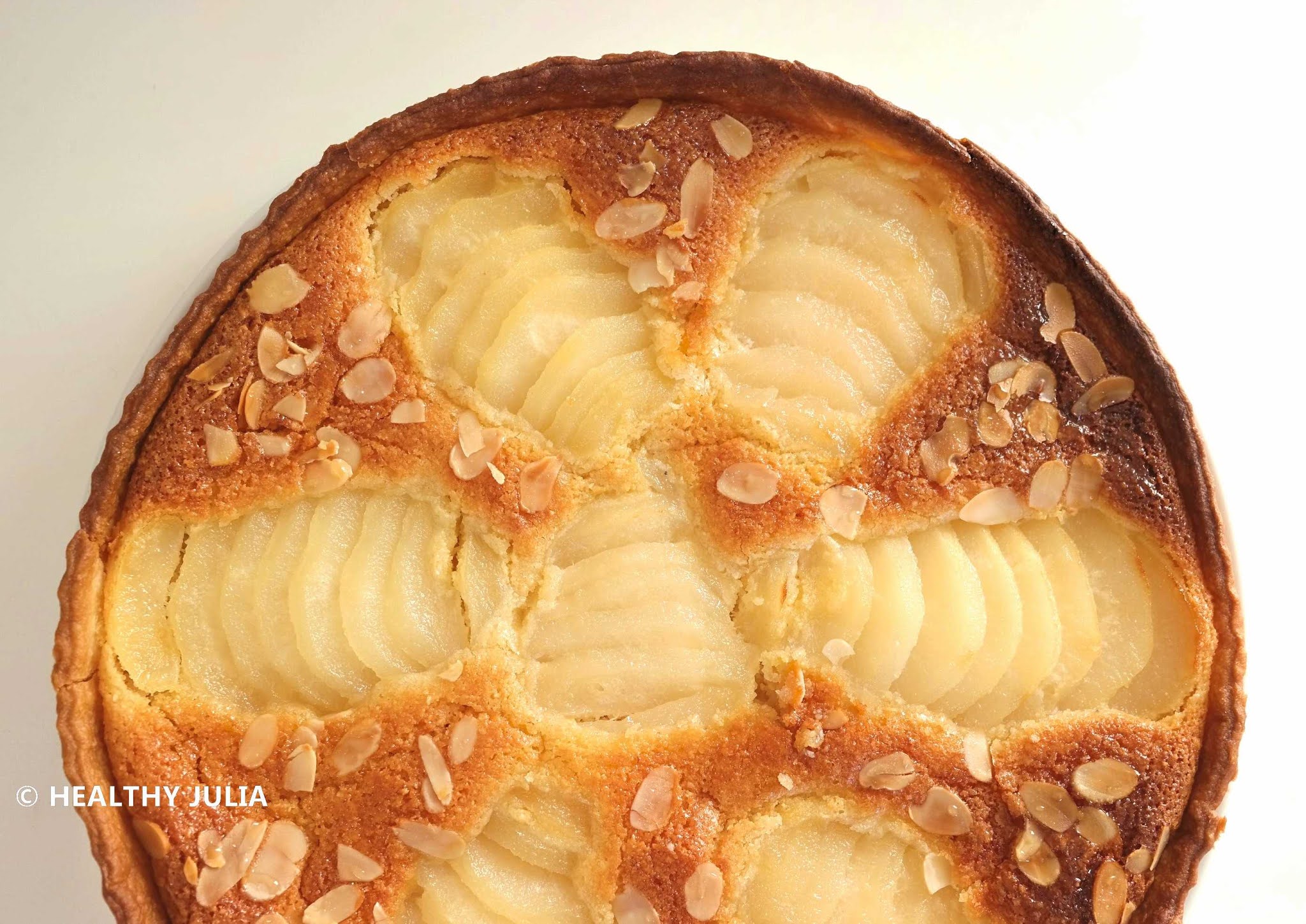 COOKING JULIA : TARTE AMANDINE AUX POIRES