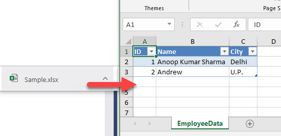 Export And Import Excel File Using Closedxml In Asp
