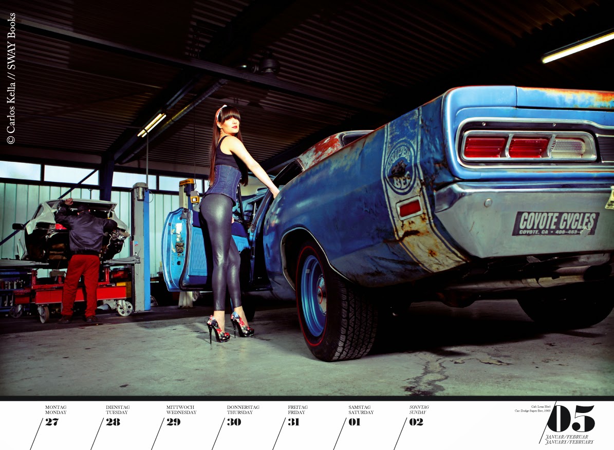 Girls and Legendary US-Cars, 2014 Calendar - Vintage Classic Cars and Girls