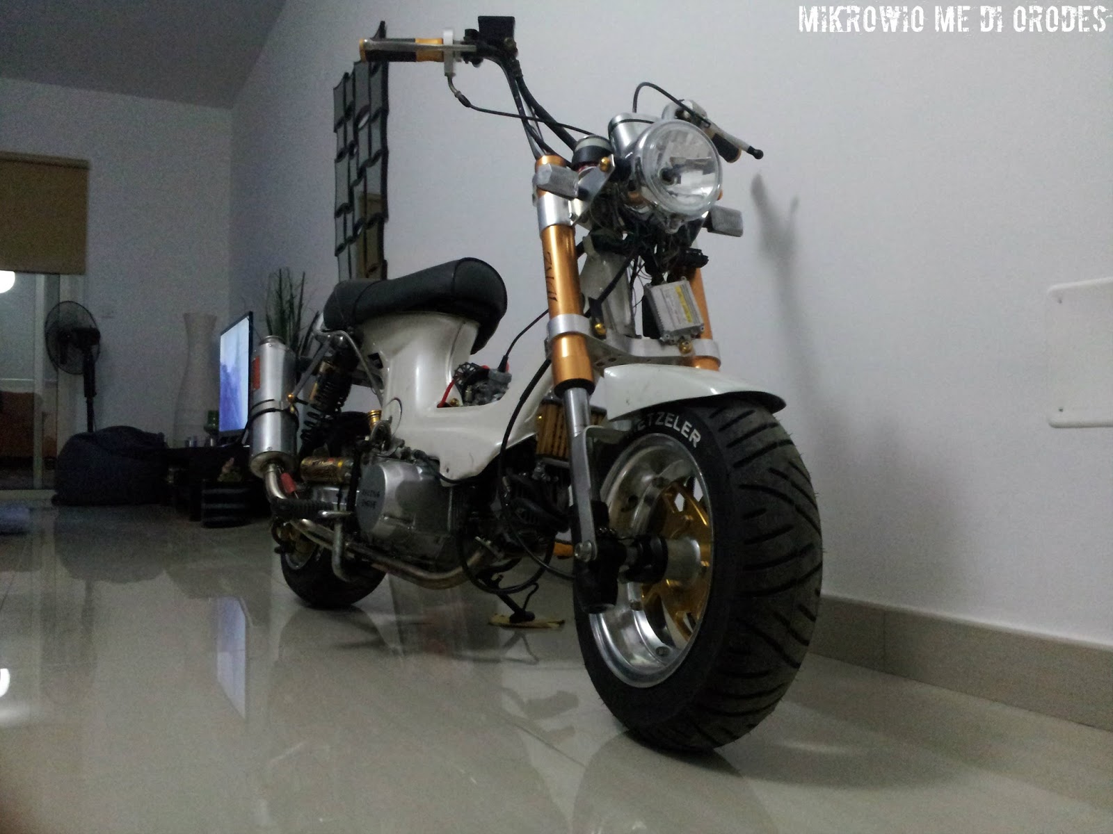 Mikrowio me dio rodes: Honda Chaly 140cc 56mm