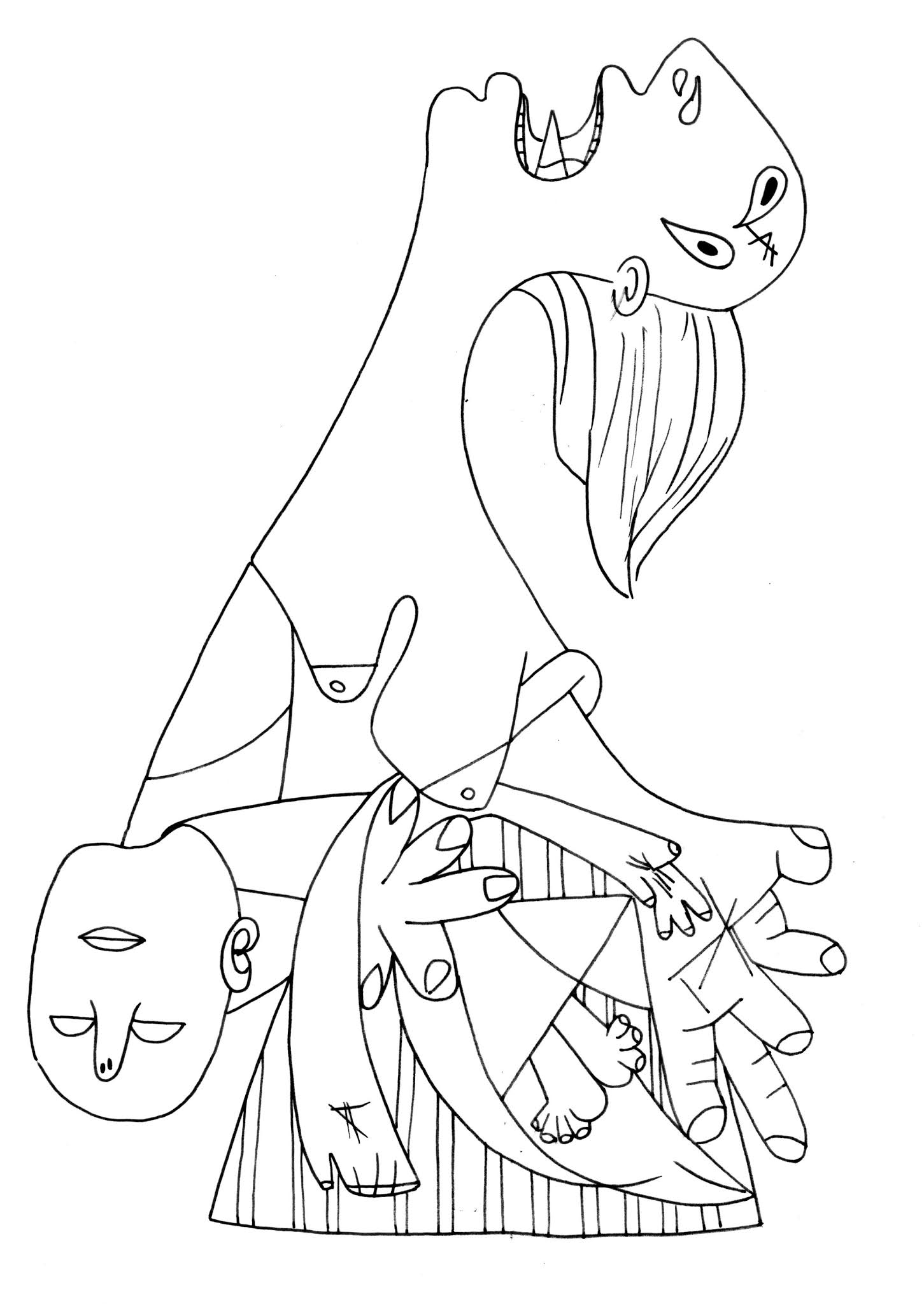 Arte-Blog: SCHEMI dei personaggi in GUERNICA di Pablo Picasso