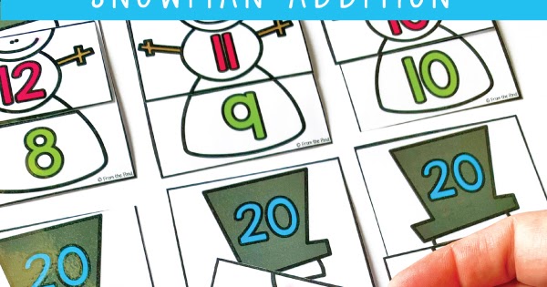 Snowmen Addition Fun | From the Pond