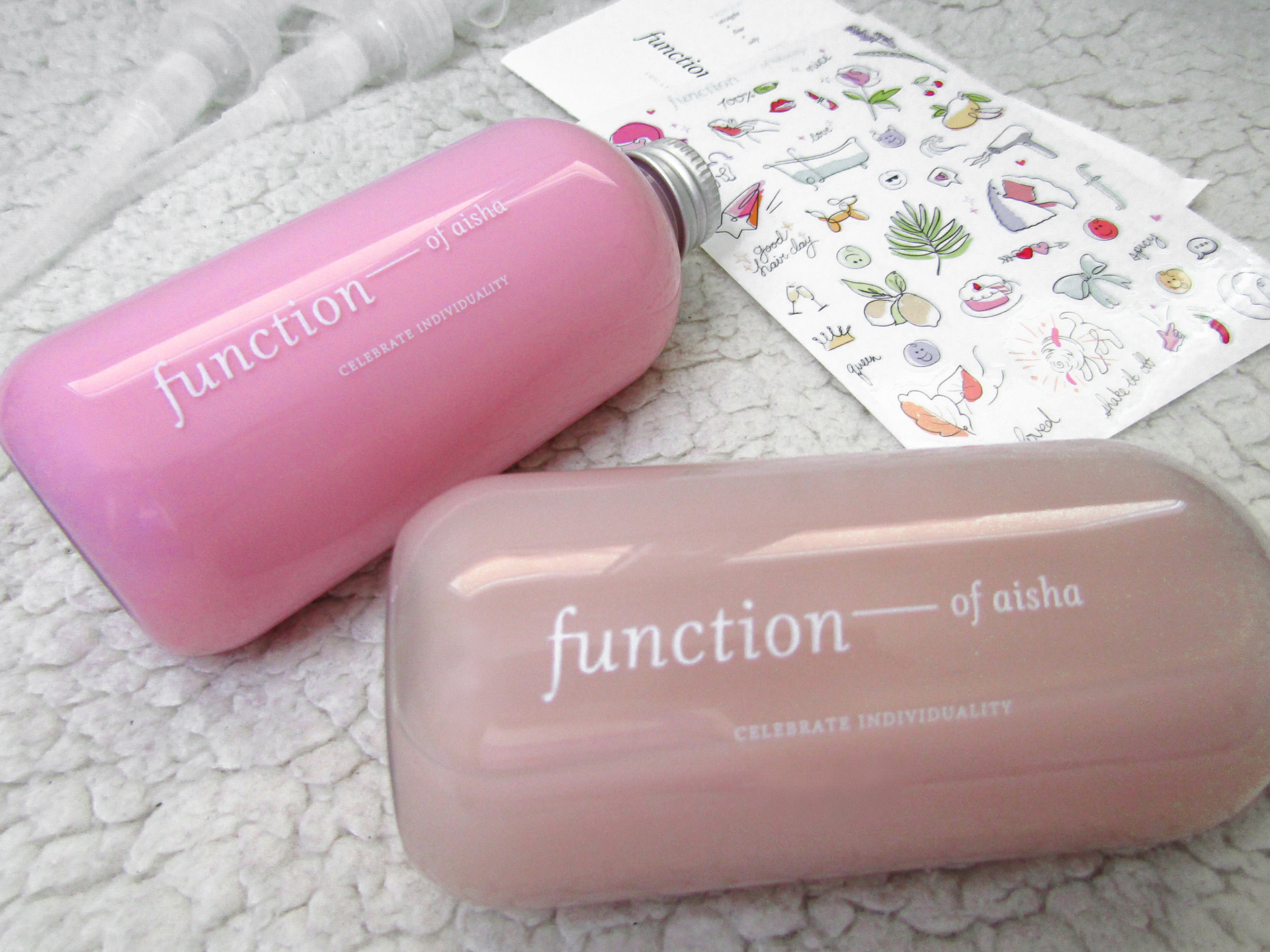My First Custom Shampoo And Conditioner Function Of Beauty Aishettina