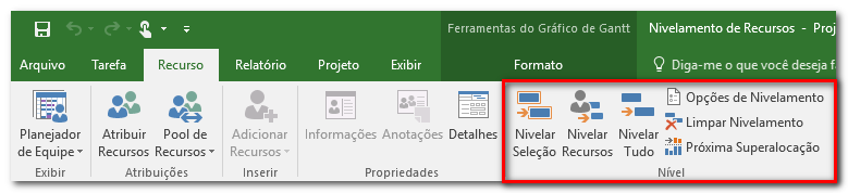 Raphael Santos: Nivelamento de Recursos no Microsoft Project