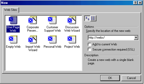 ICT FOR BEGINNERS: Creating a Web Using the Web Wizard