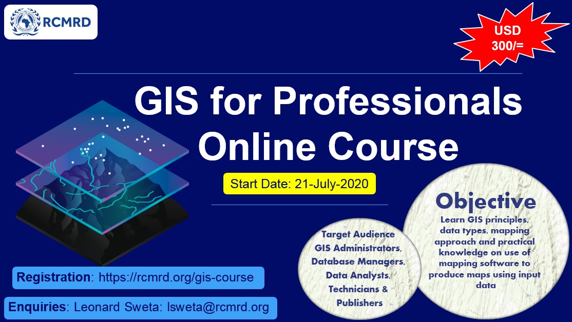 Save the date: The RCMRD's Online Course on GIS for Professionals ...