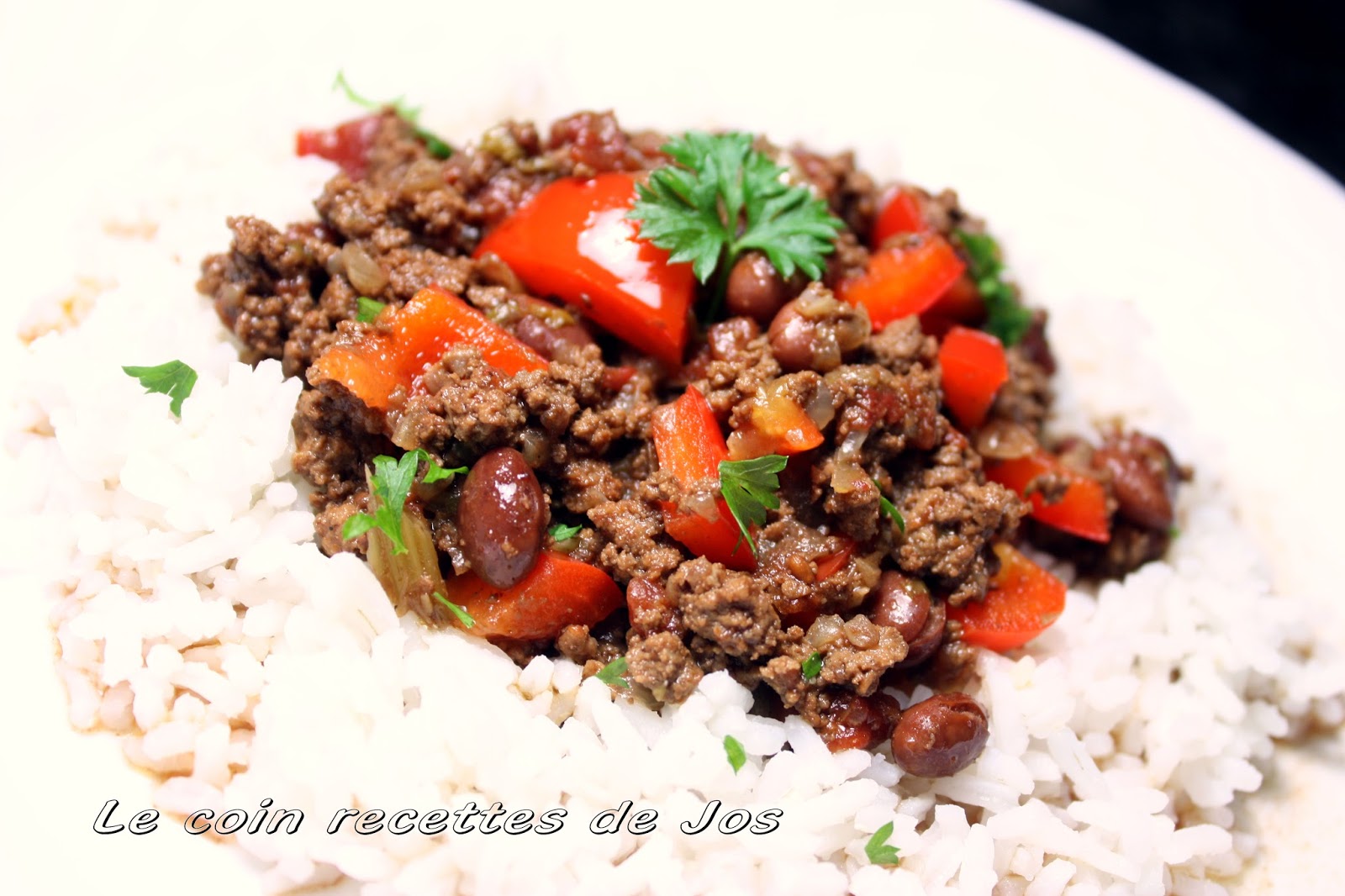 Le coin recettes de Jos: CHILI CON CARNE DE DONNA-MARIE PYE (MIJOTEUSE)