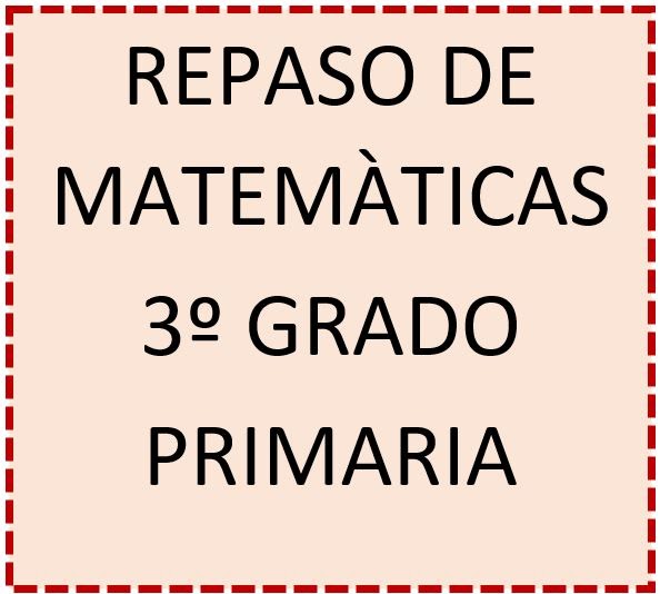 Repaso de Matemáticas 3° Grado Primaria