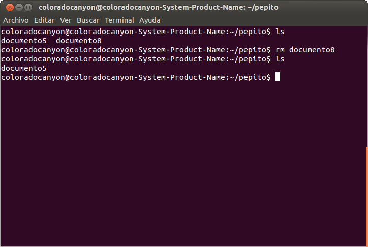 Iniciación a Linux - Comando rm | Aplicaciones de Libre Uso
