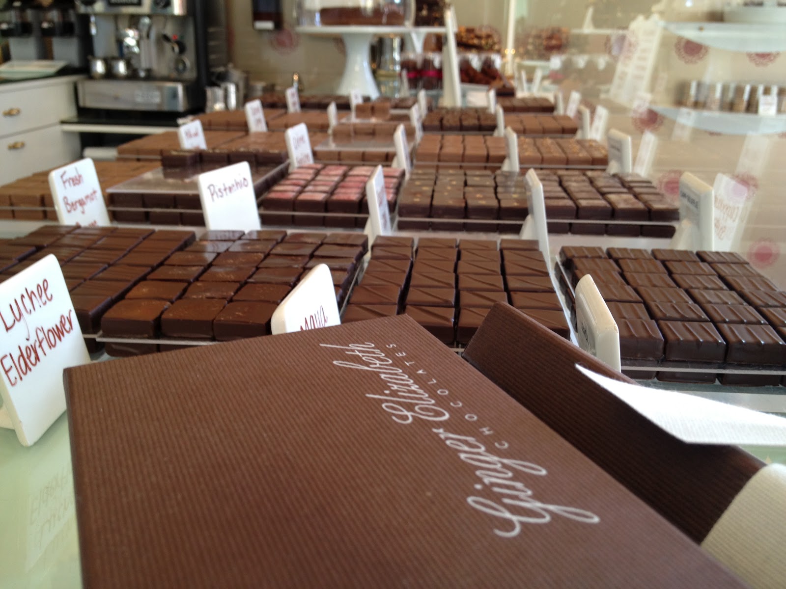 Tate's Kitchen: ginger elizabeth chocolates