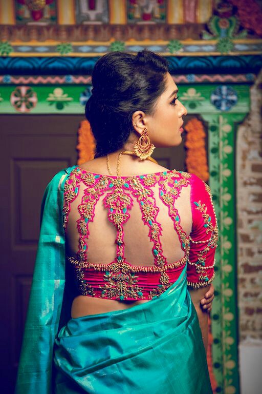 Dressfashionhub: 40 latest blouse back side designs