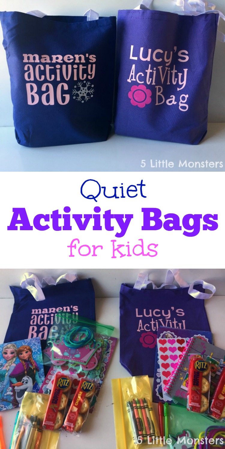 5 Little Monsters: Quiet Activity Bags for Kids