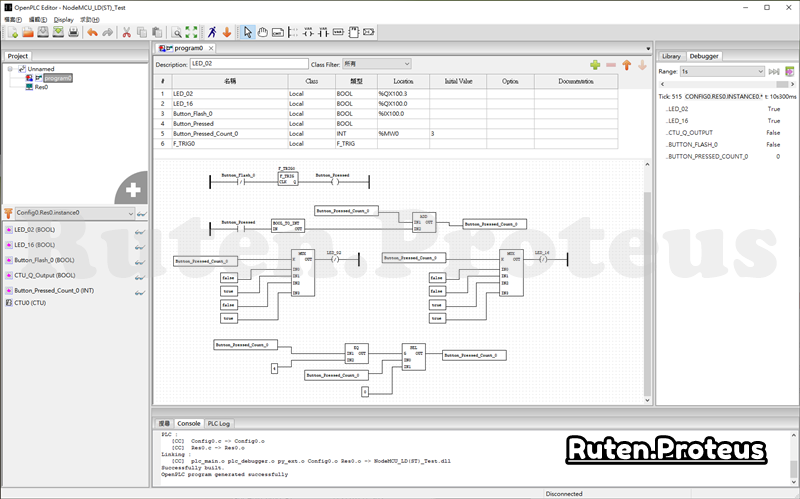 ㄆㄜ ㄊㄧㄡ ㄙˋ: OpenPLC 初體驗 /03/ - OpenPLC 階梯圖（LD）和結構化文本程式（ST）實作範例（ESP826 as ...