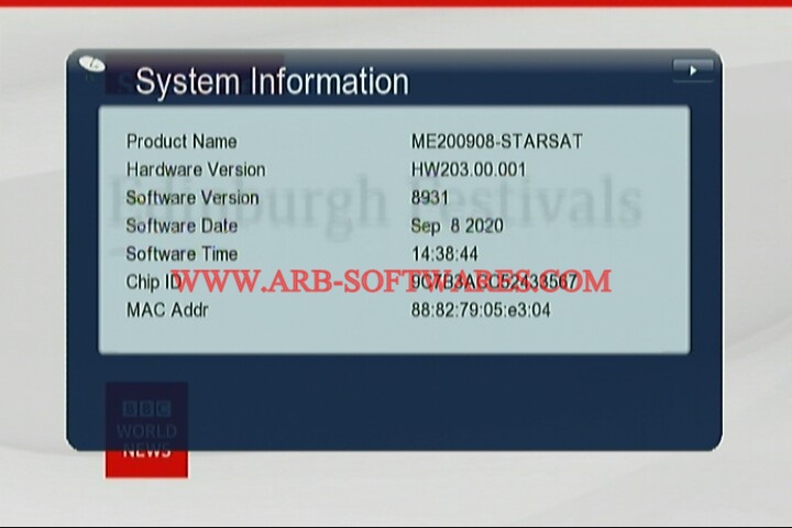 GX6605S F1-F2 NEW SOFTWARES HW 203.00.001 VERSION 8931 U25 MENU 8-9 ...