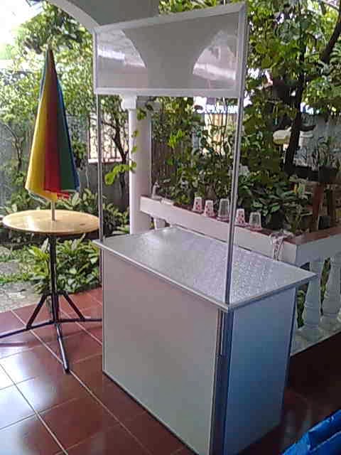 Booth Knock Down - Booth Portable Murah, Booth Event Desk Murah, Cocok ...