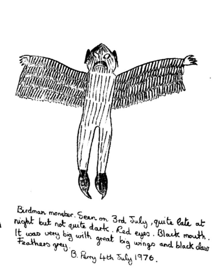 The Strange Ways: Cryptid Corner: The Owlman of Mawnan