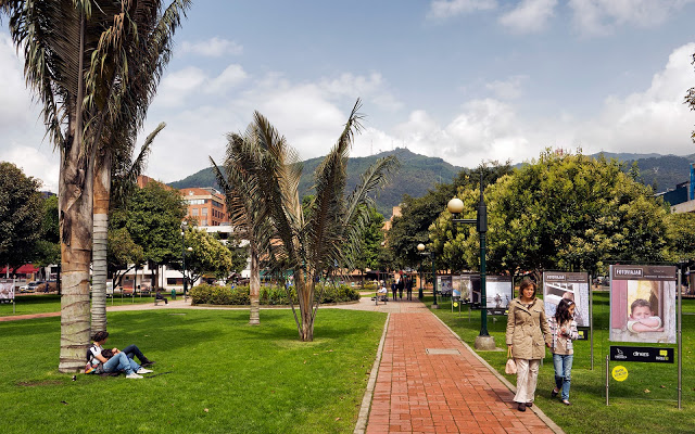 En Chapinero: Parque de la 93 en Bogotá