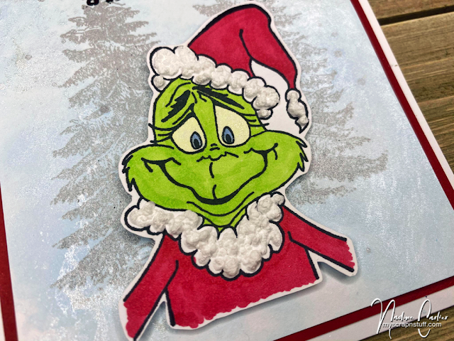 Grinch Christmas Card ~ Nadine Carlier