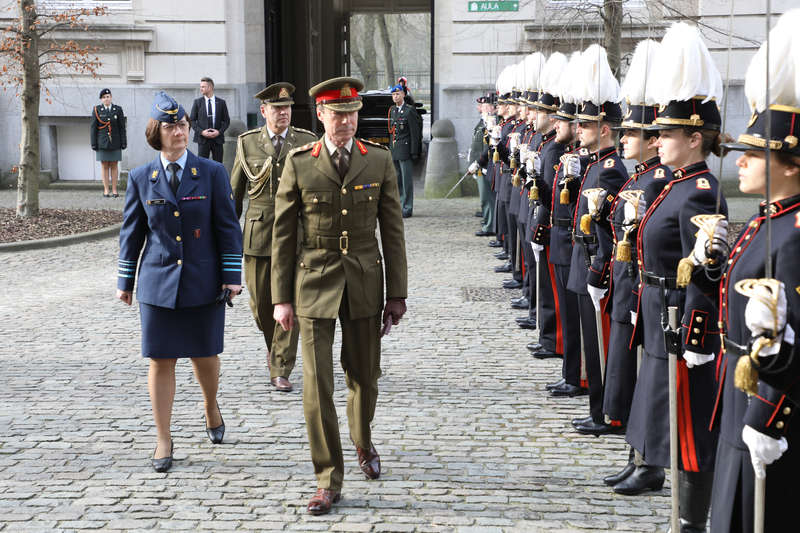 Grand Duke Henri Visits Royal Military School