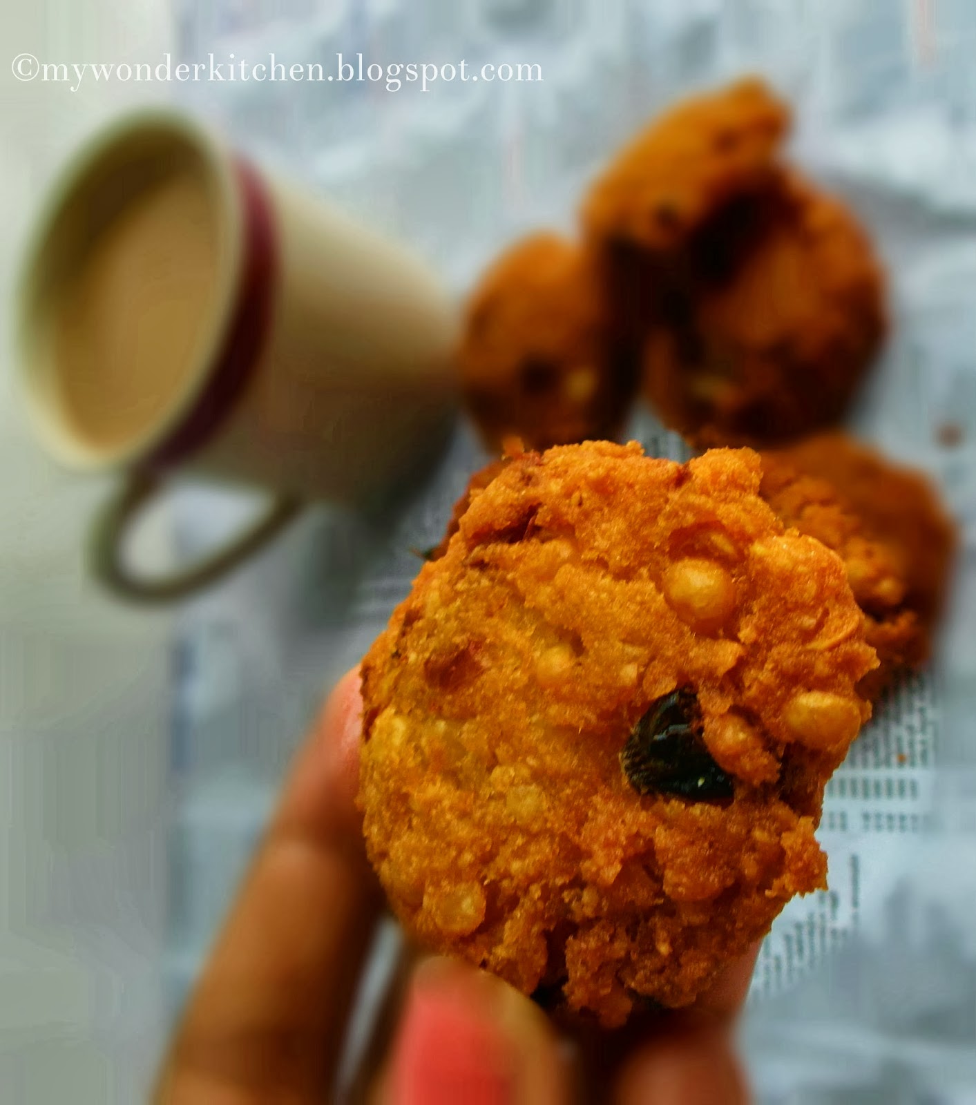 Parippu vada/Lentil fritters