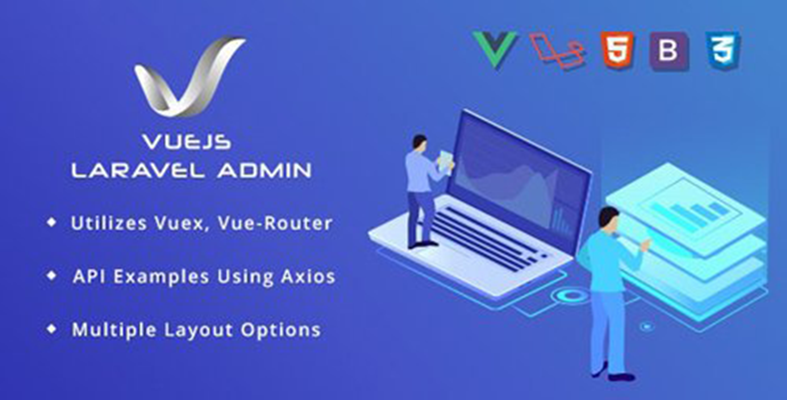 Themeforest Vuejs V30 Laravel Admin Template Free Download Nhà Sách Tin Học
