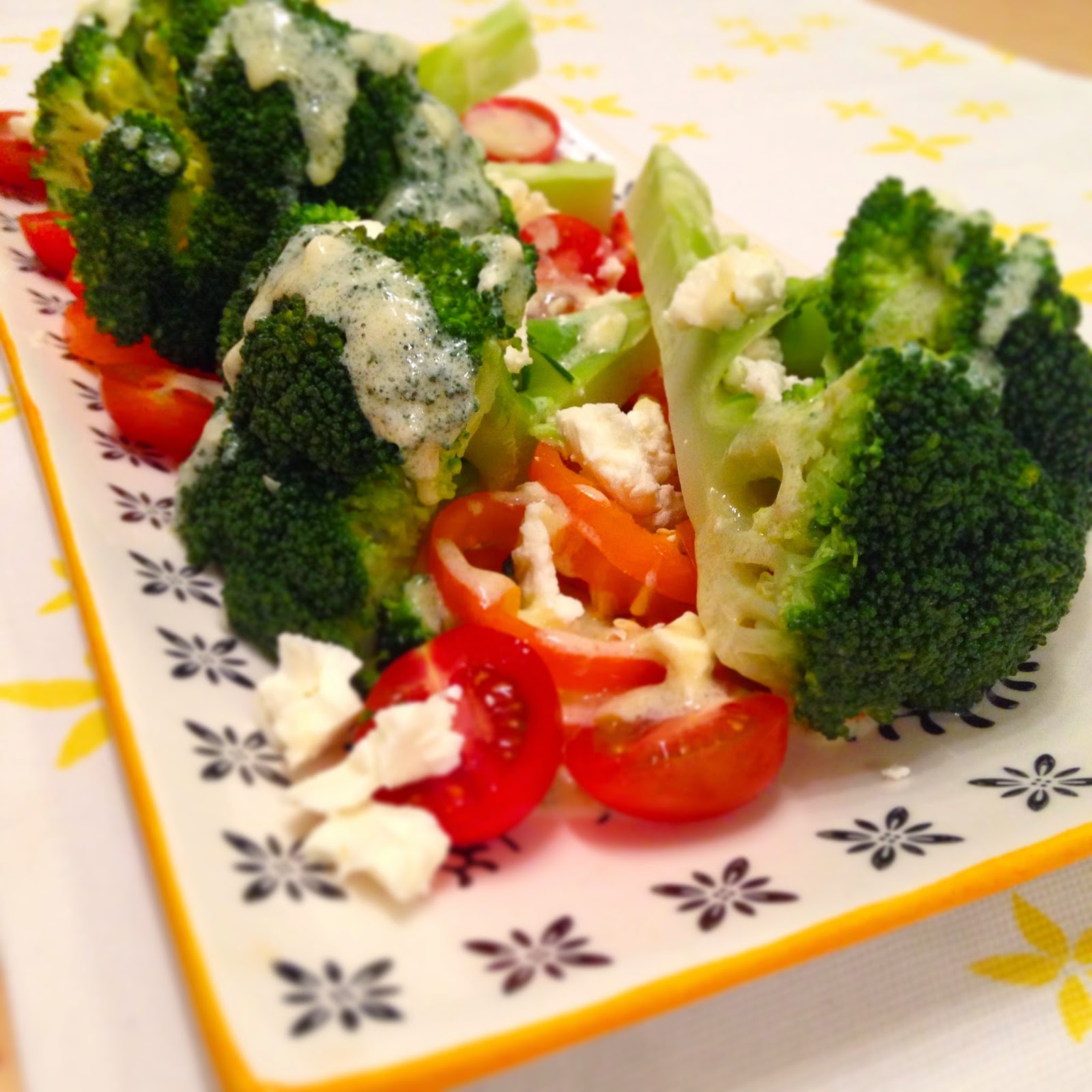 Always Eat With Joy: Lauwarmer Brokkoli Salat / lukewarm broccoli salat