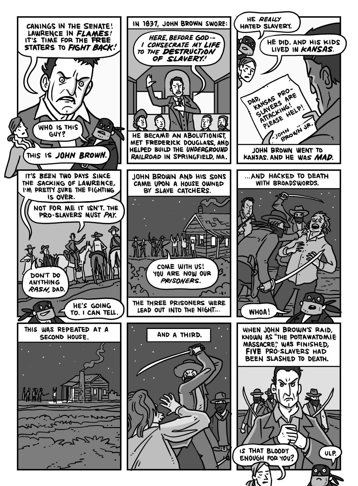 Nathan Hale's Hazardous Tales: Bleeding Kansas Part 4