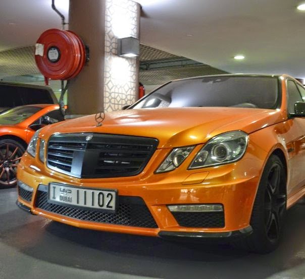 Mercedes-Benz W212 E63 AMG Orange from Dubai | BENZTUNING