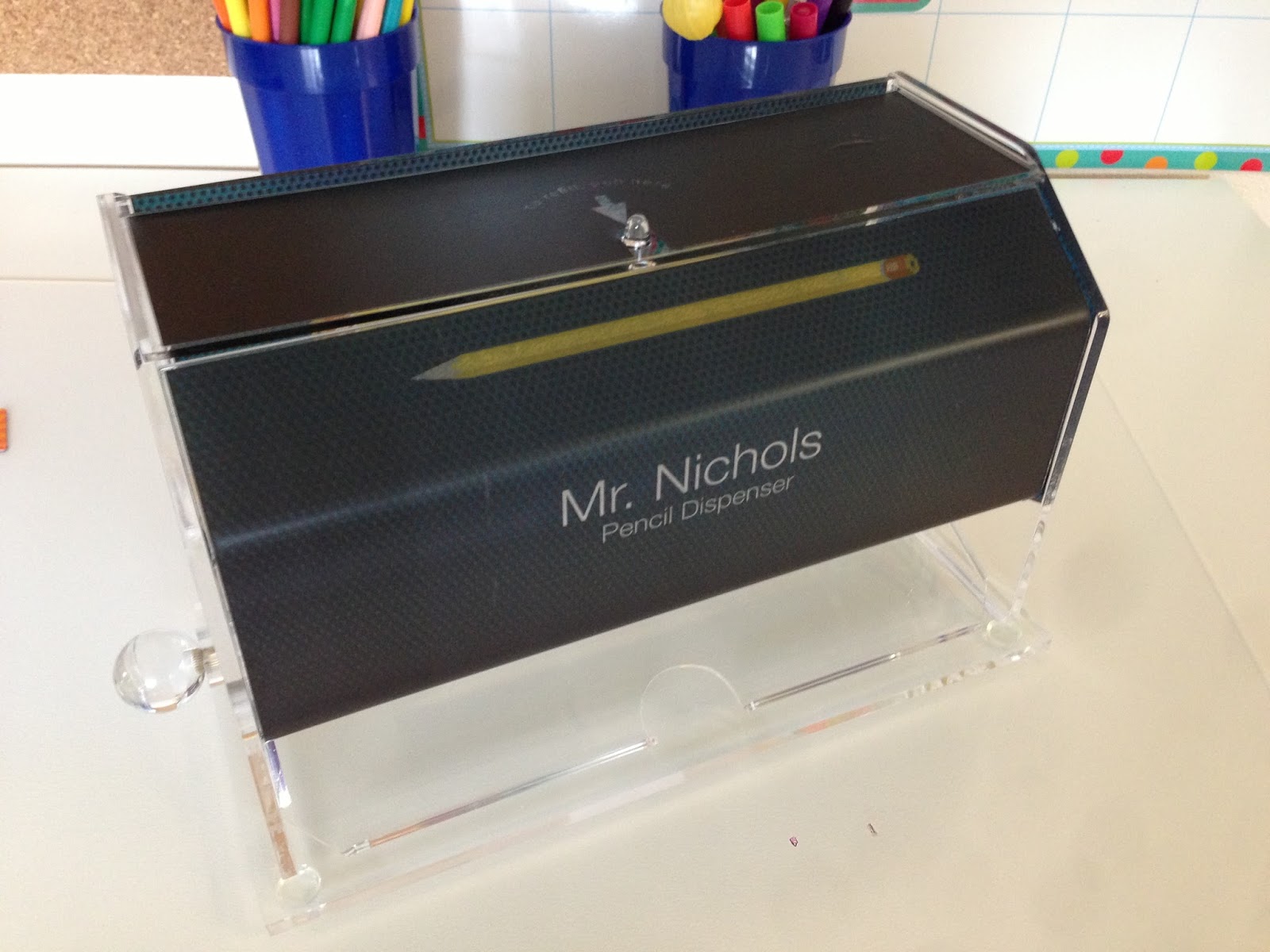 Pencil Dispenser How To with free fillable Teacher PDF ~ Blog of ...