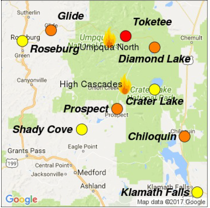 Southwest Oregon Joint Information Center: 9-09-17 High Cascades Fire ...