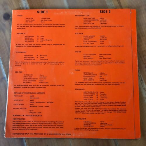 kossoff1963 - Progressive And Psychedelic Rock: Honeysuckle (UK, Psych Rock) - nieznane zespoły