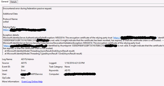 One Byte at a Time: Why You Should Have TCP Port 80 Open Outbound On Your ADFS Servers