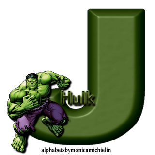 Free Alphabets: HULK ALPHABET, ALFABETO DO HULK, #hulk (NEW)
