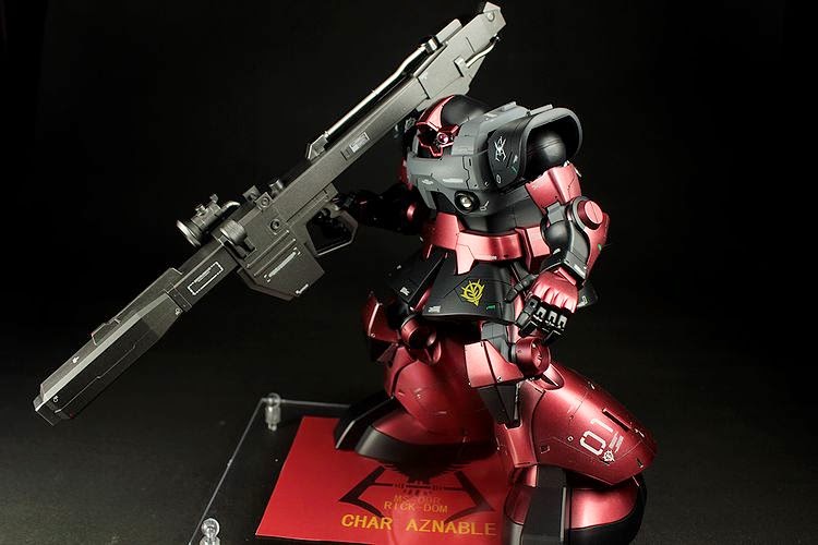 MG 1/100 Rick Dom Char Aznable Custom Metallic Painted Build