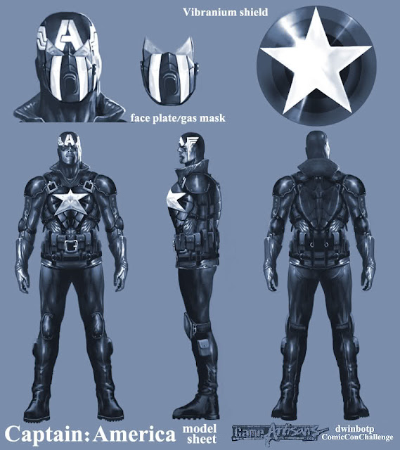Seduced by the New...: Captain America Character Design