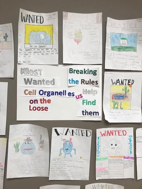 collidingwithscience: Wanted Posters for Cell Organelles