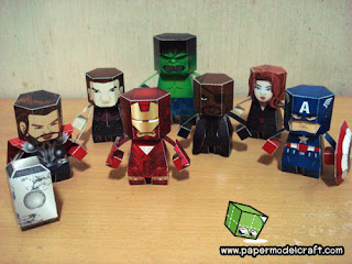 papermodel2u by Petchpaper: The Avengers :: Paper Model
