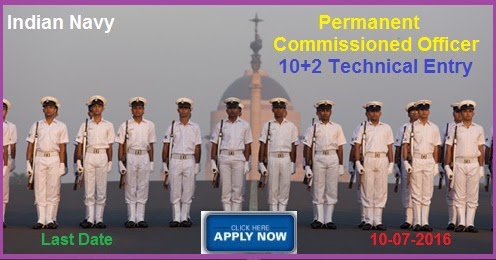 10+2 TECHNICAL ENTRY IN INDIAN NAVY RECRUITMENT 2016 - Government Daily ...