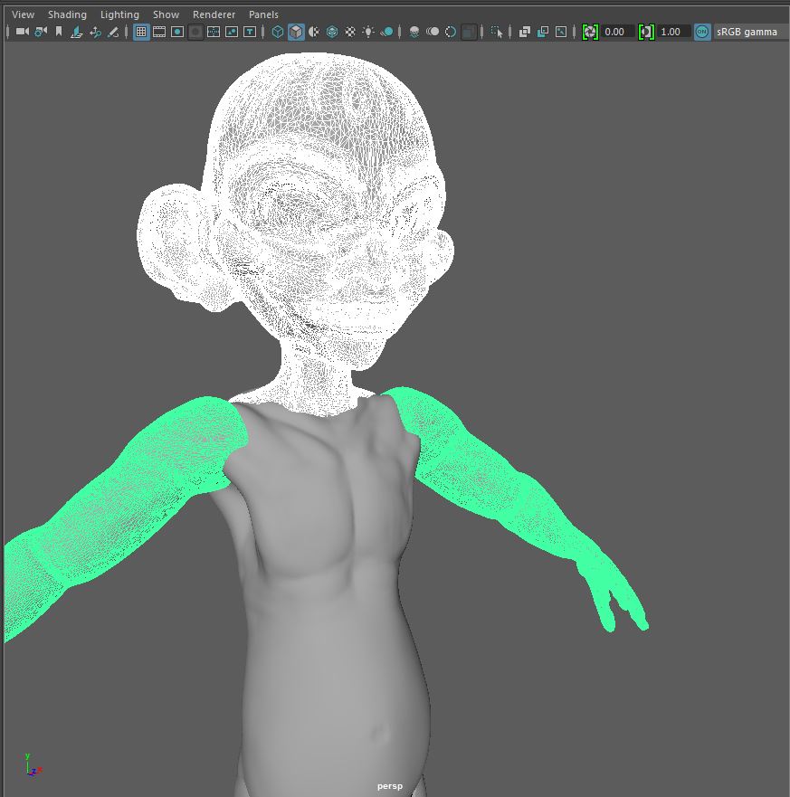 Audrey C. Everett: Creating my Base Mesh & Simple Anatomy