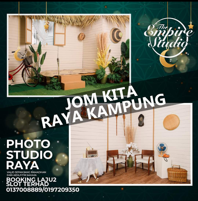 Photoshoot Raya Nampak Cantik dengan The Empire Studio