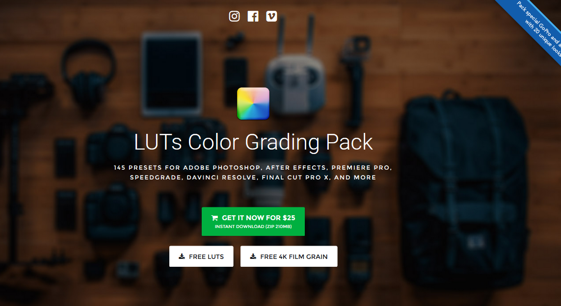 Gratis Free Luts Color Grading Pack - herevload