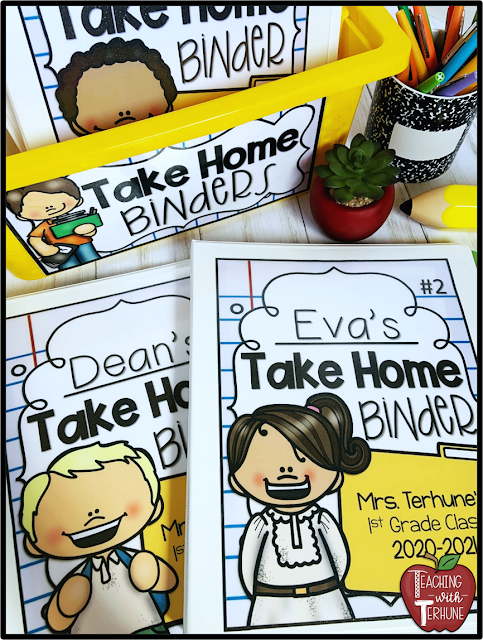 Teaching With Terhune: DAILY TAKE HOME BINDERS