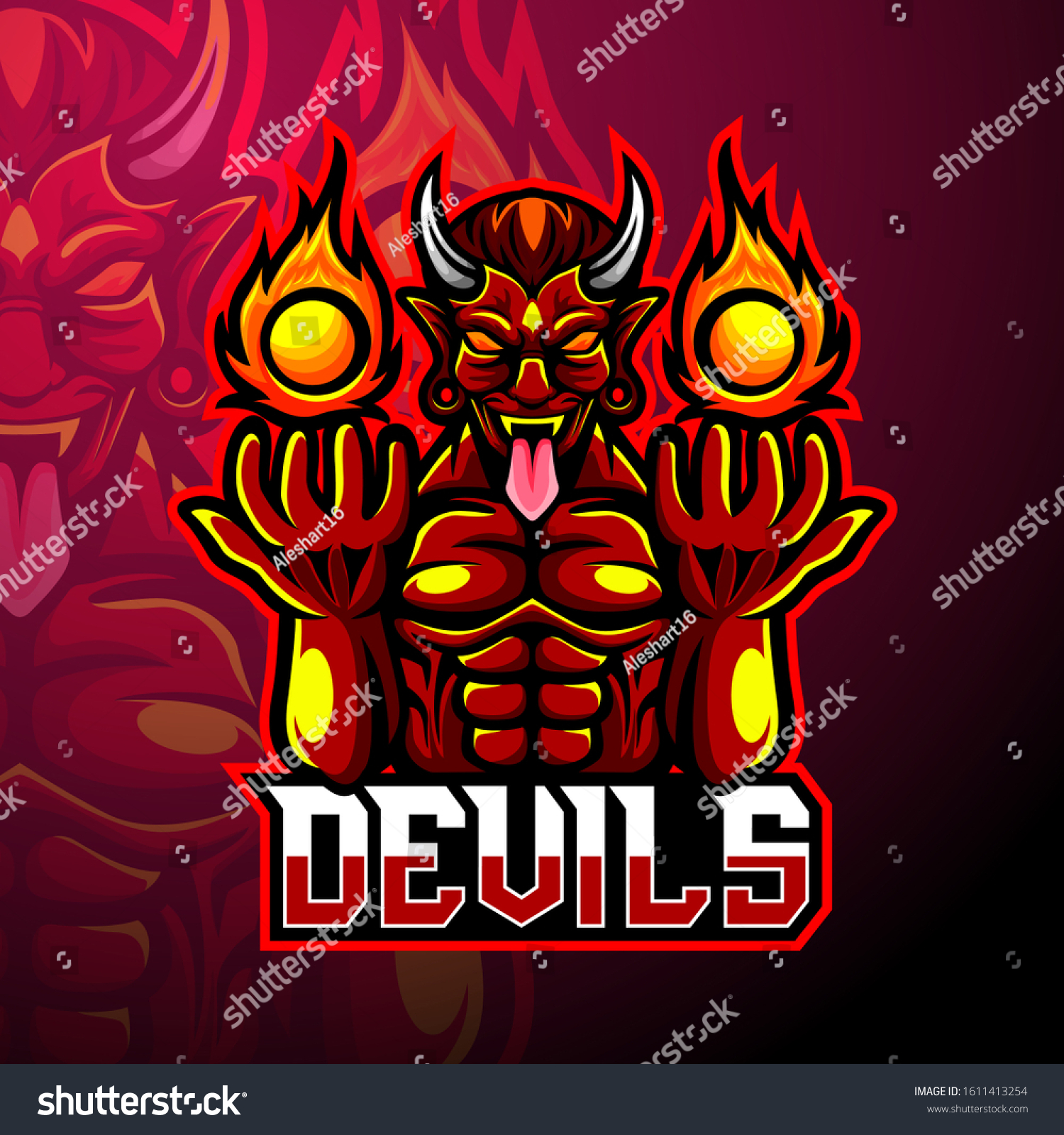 60+ Best Devil Mascot Logo Templates for eSports, Team and Clan